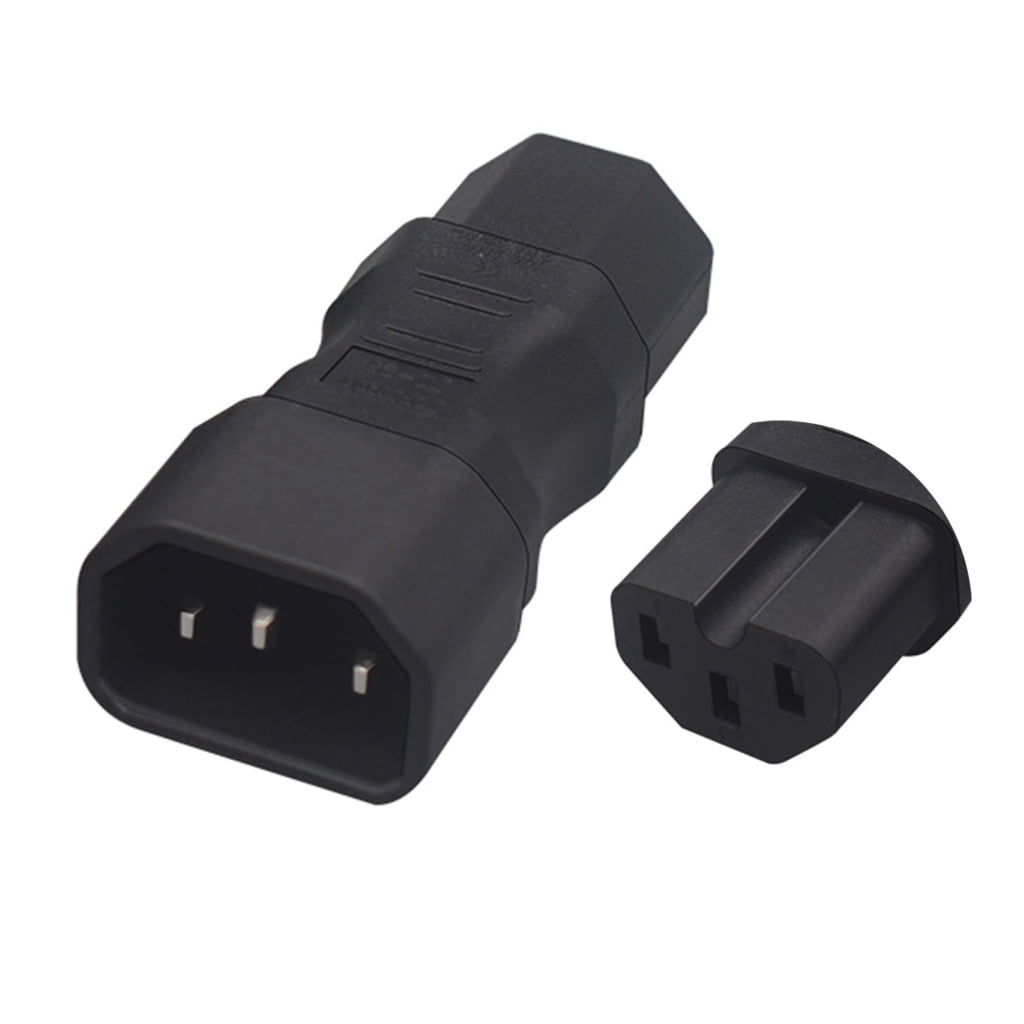 tegongse Portable Male to Female C14 to C13 Adapter C14 to C15/C14 to /C14 to Power Cable ...