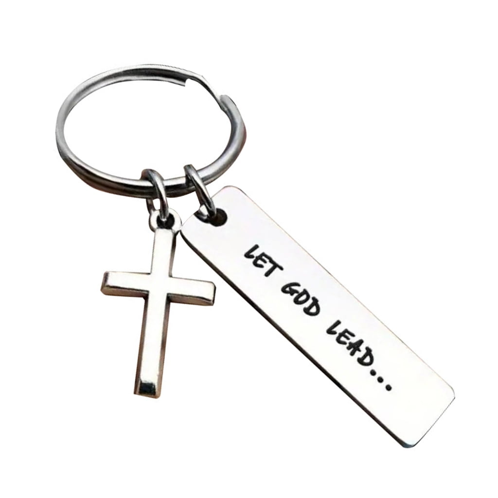 tegongse Religious Pendant Key Rings Stylish Keychain Unique Bag Charm ...
