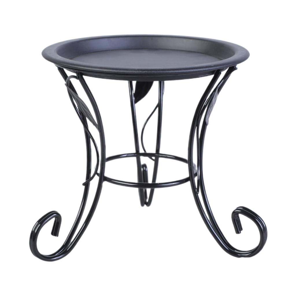 tegongse Small Desktop Plant Stand Iron Flowerpot Holder Space Saving ...