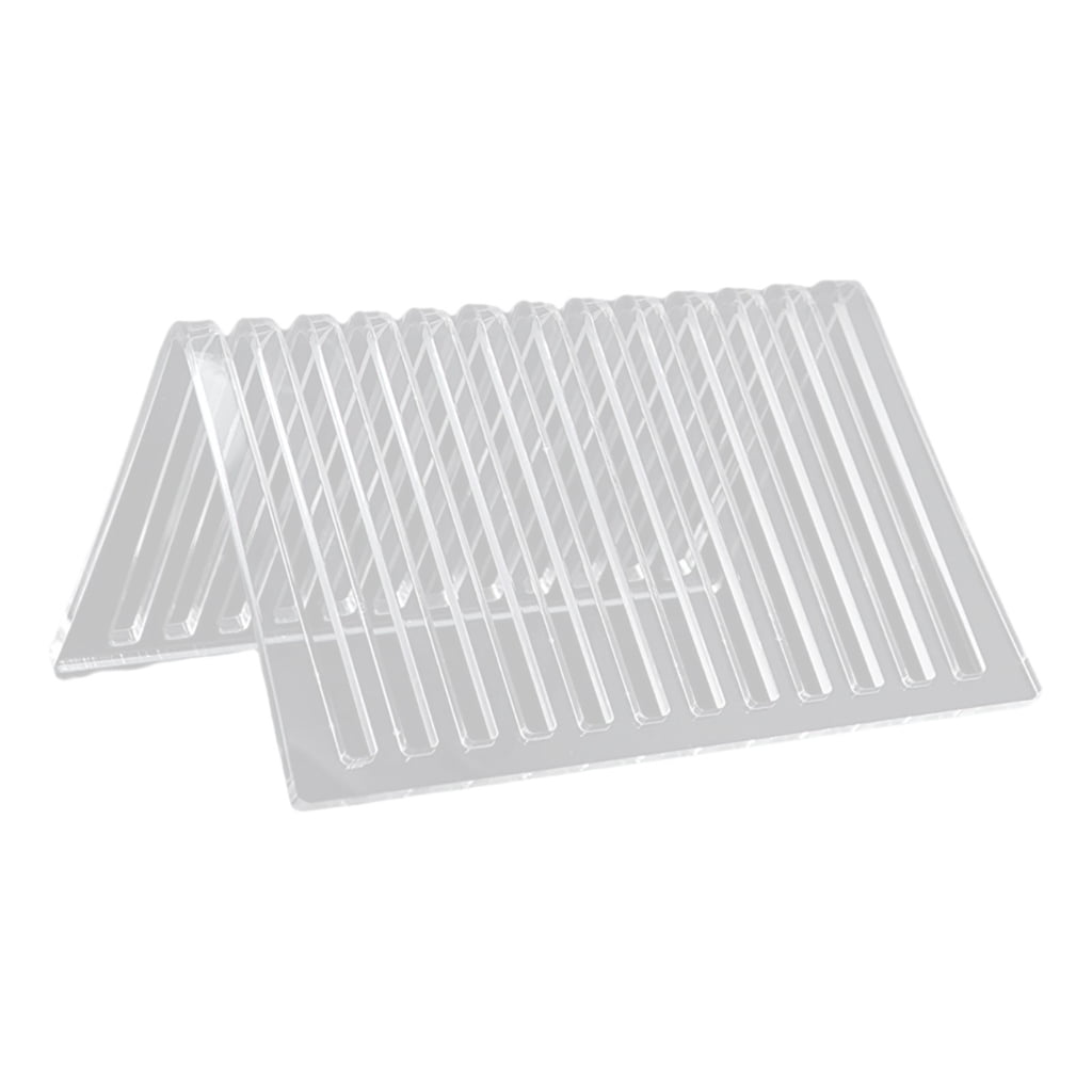 tegongse Space Saving Vinyls Record Holder Stand Stylish Acrylic Record ...