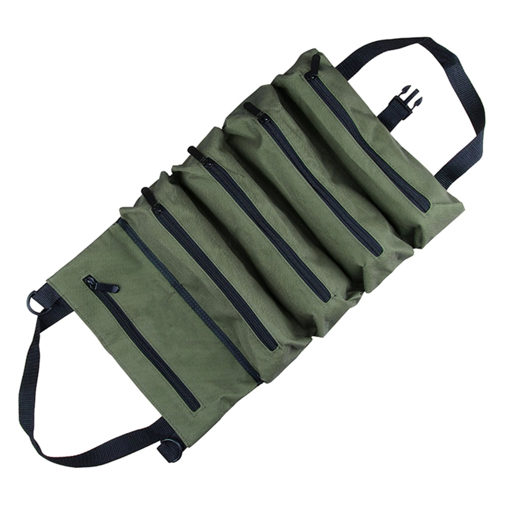 tegongse Tool Roll,Multi-Purpose Roll Up Tool Bag,Wrench Roll,Canvas ...