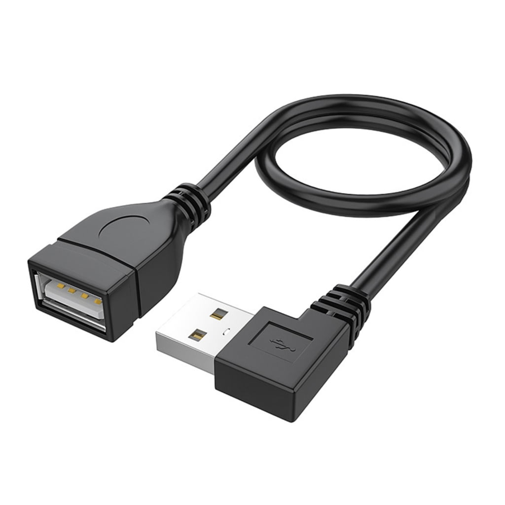 tegongse USB 2.0 Cable Male to Female Connection Extension Cord 90 ...