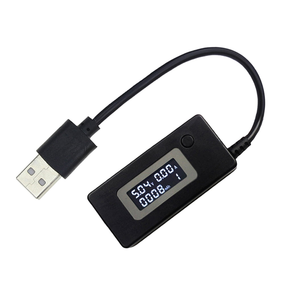 tegongse USB Mobile Power Capacity Tester Volatage/Amps Power Meter USB ...