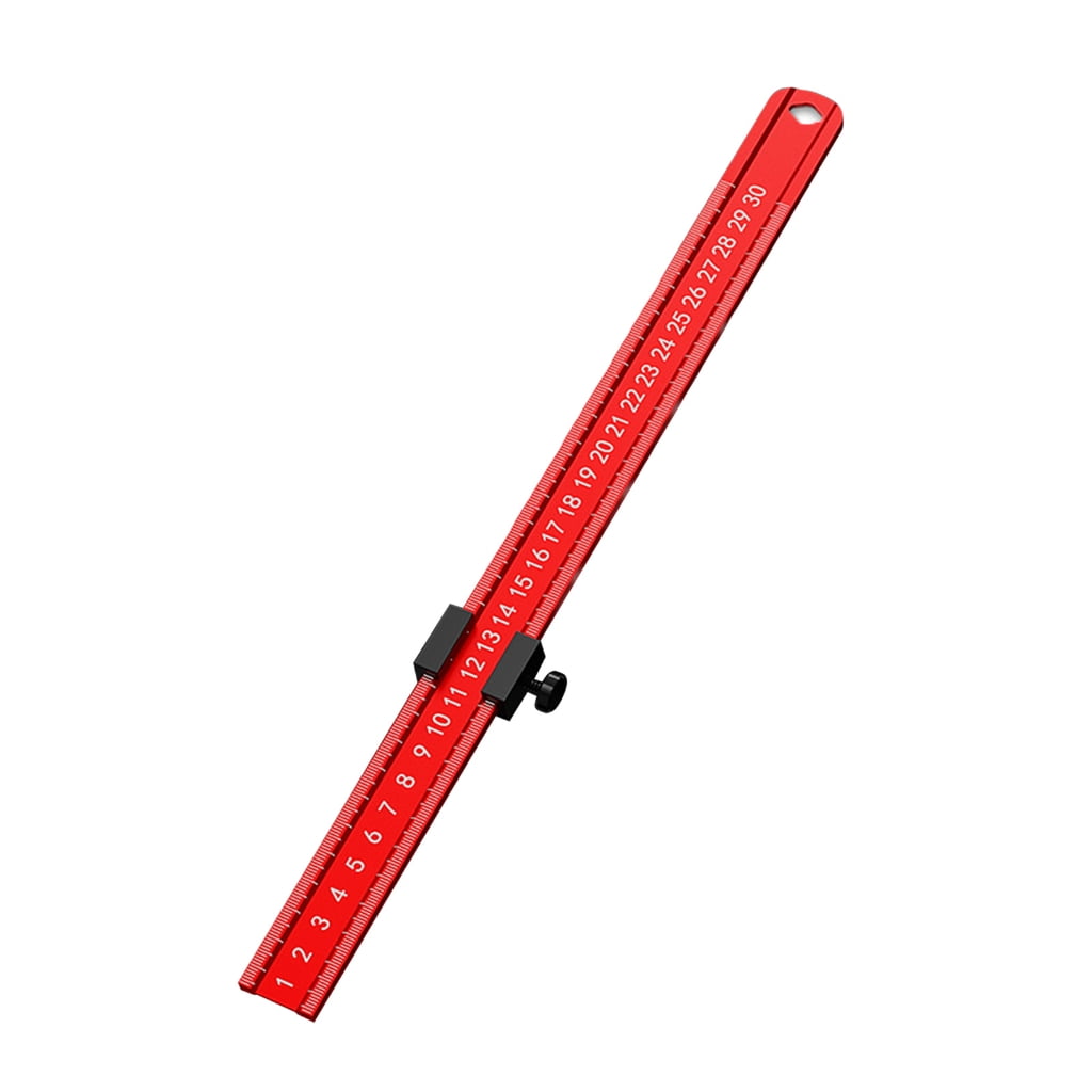 tegongse Woodworking Ruler 20/30/40cm Measuring Ruler Scribing Ruler ...