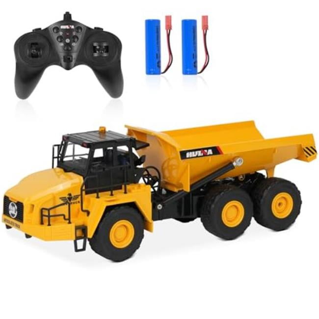 tek NT77270 11CH Remote Control Dump Truck, 1-16 Scale RC Construction ...