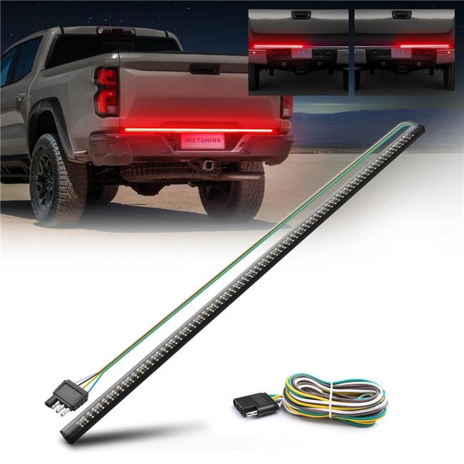 tek NT75723 60 in. Mictuning Waterproof Triple Row 504 LEDs Tailgate ...