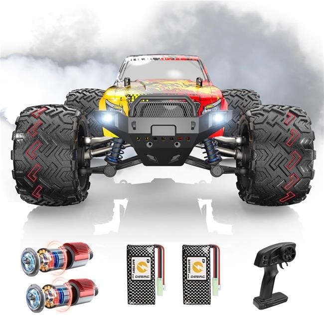 tek NT75207 DEERC 2.4GHz Remote Control 1-16 Scale High Speed RC Truck, 30 Plus MPH, All ...
