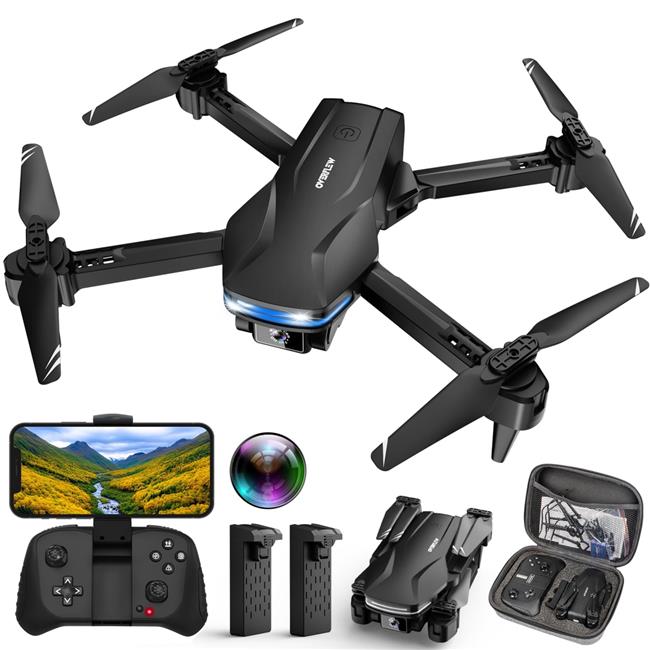 tek NT76670 Drone with 1080P Camera - Foldable Remote Control ...