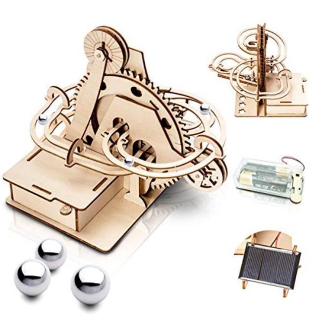 tek NT81752 Marble Run to Build 3D Wooden Puzzle Model Kit for Adults ...