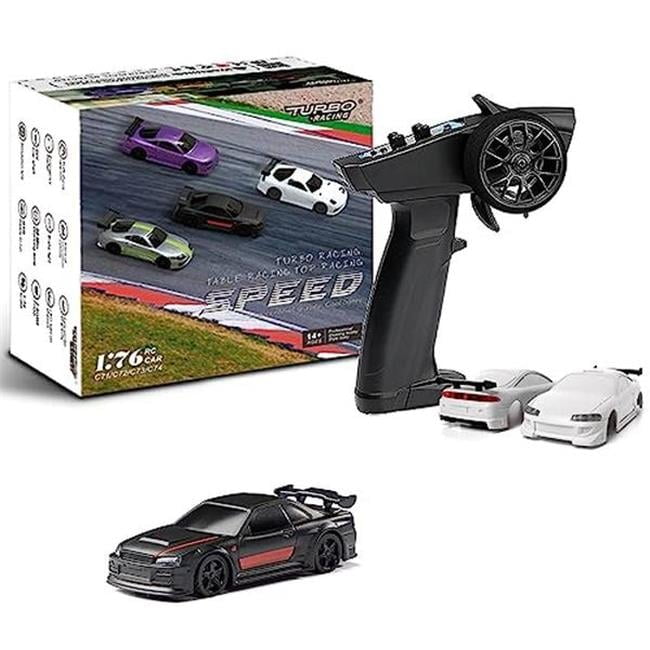 tek NT74497 UNO1RC Turbo RC 1-76 Mini Sports Car 4CH 2.4GHZ Remote ...