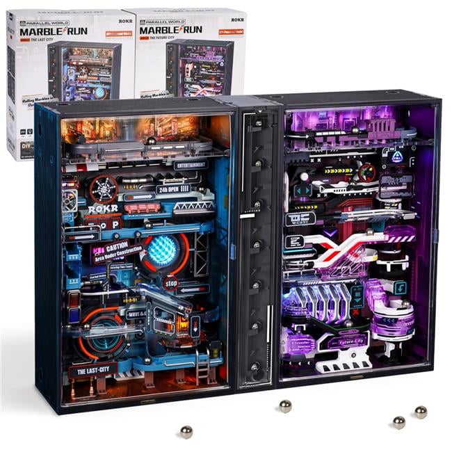 tek NT80255 ROKR 2-in-1 3D Plastic Puzzles Parallel World Marble Run ...