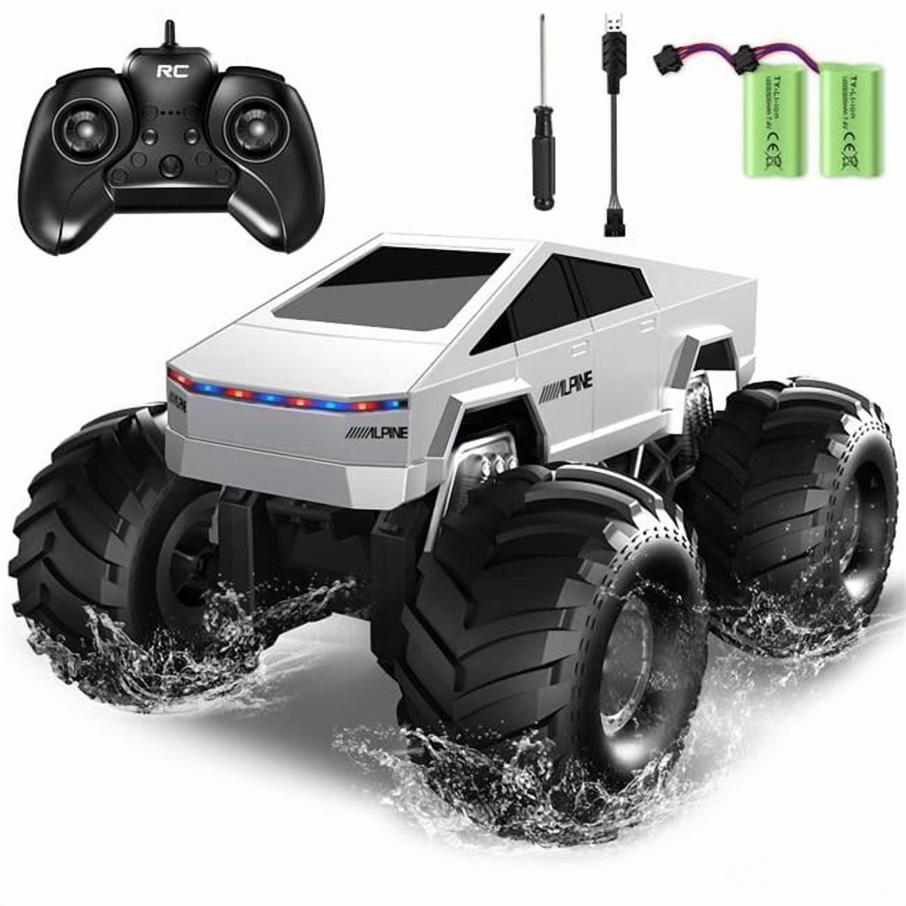 tek NT76124 UNO1RC 1-16 RC Car - 2.4 GHZ Remote Control Car with LED ...