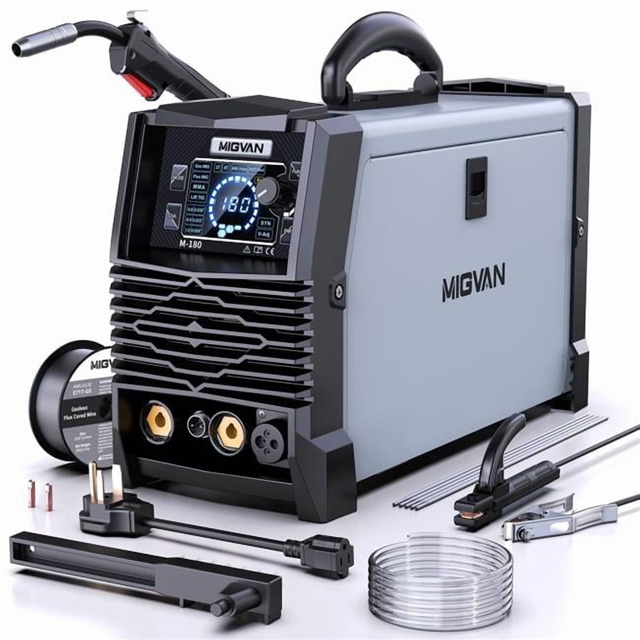 tek NT79900 UNO1RC 180A MIG Welder Machine, 110V-220V Dual Voltage Gas ...