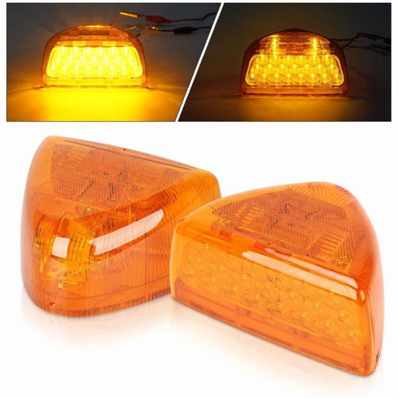 tek NT74973 UNO1RC 2 Piece 31 Amber LED Headlights Front Turn Signal ...