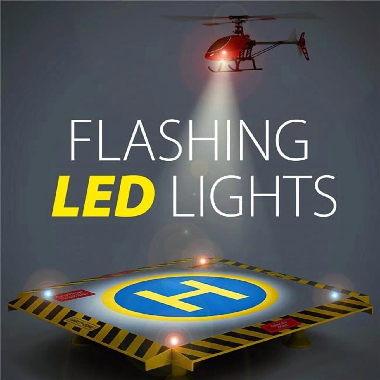 tek NT76136 UNO1RC Remote Control Helicopter Landing Pad - Complete Edition - Flashing LED ...