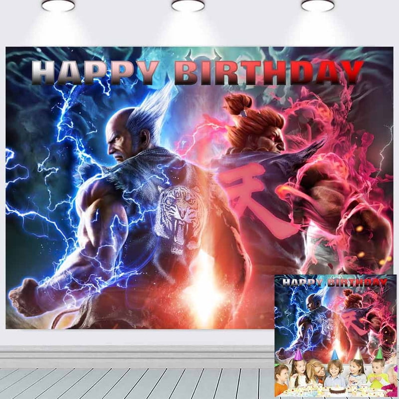 tekken fighting games Backdrop Banner Party Supplies Poster Movie Theme ...