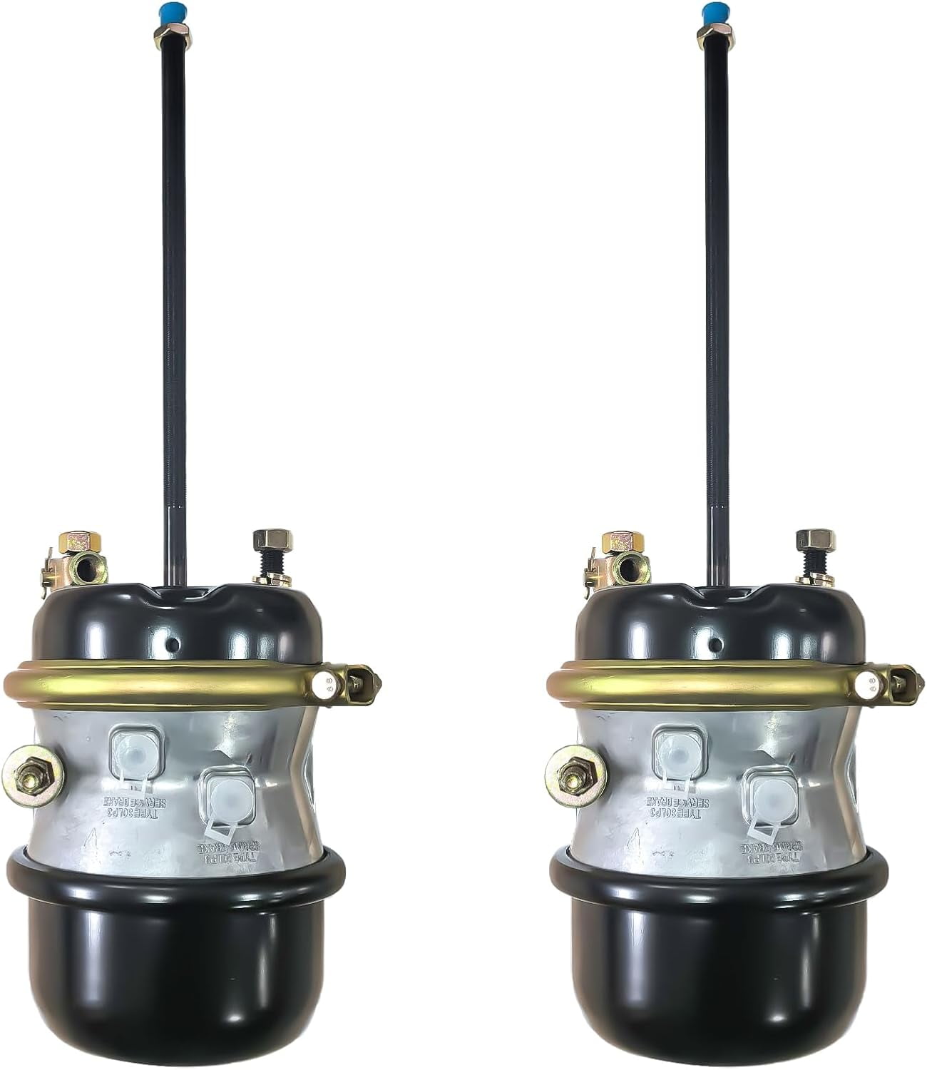 telfair Pair of 3'' Stroke 30/30 Air Brake Chambers with Type 3030 for ...