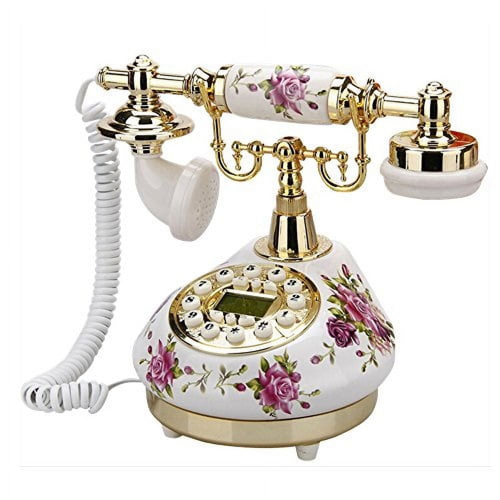 telpal retro vintage antique telephone old fashioned with push button ...