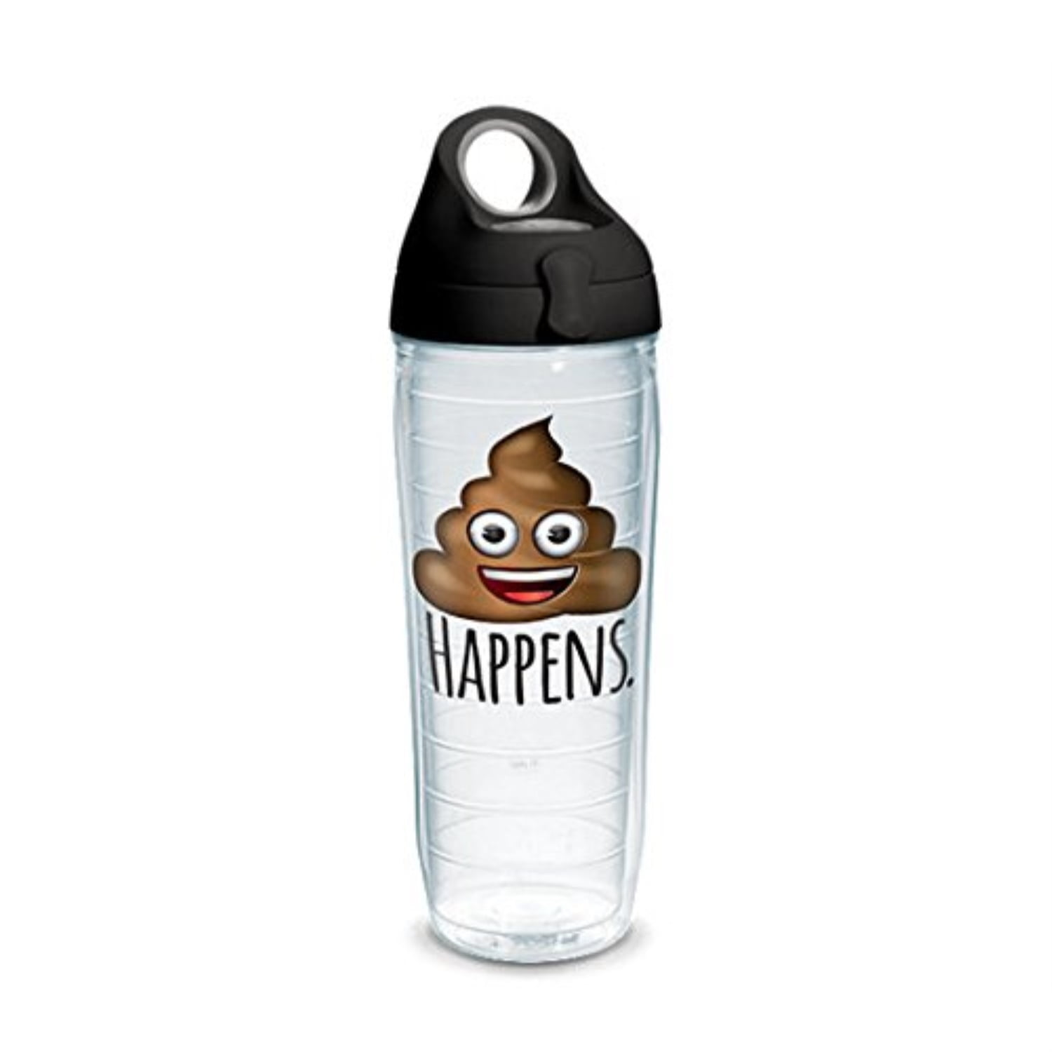 tervis 1254401 emoji - poop happens tumbler with wrap and black with ...