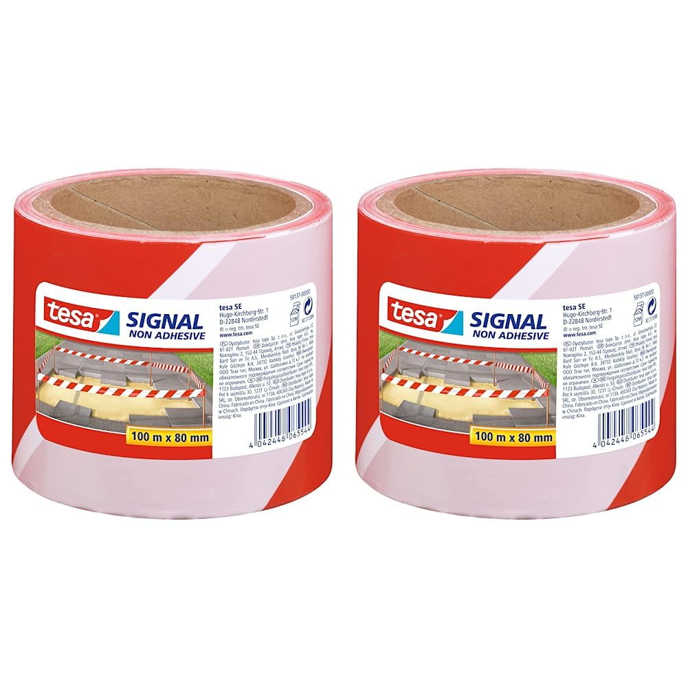 tesa® Signal Barrier Tape - Warning Tape for Barrier, Marking and ...