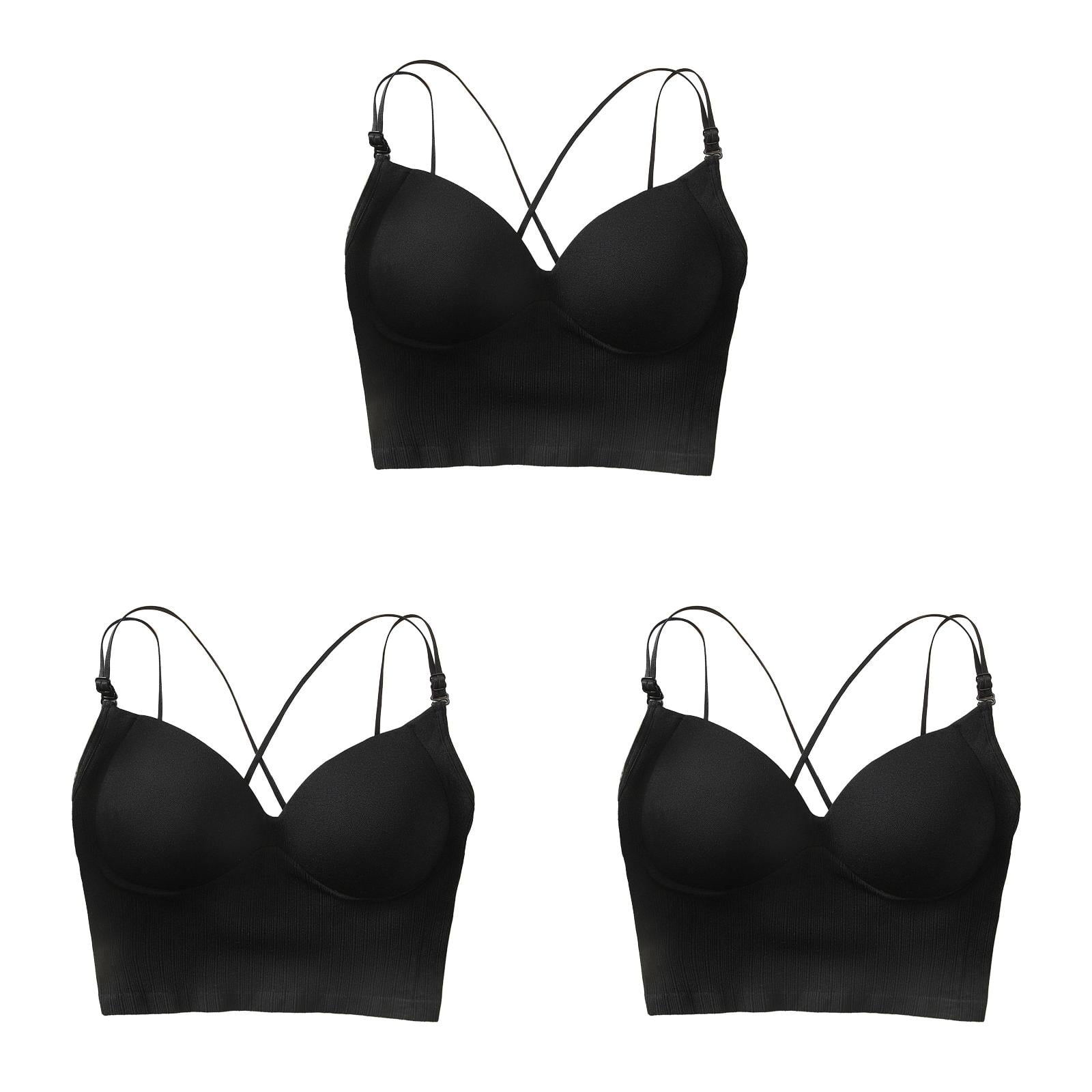 th Built in Women Bras Push Up Bra Womens Tank Tops Bras Pack for Women ...