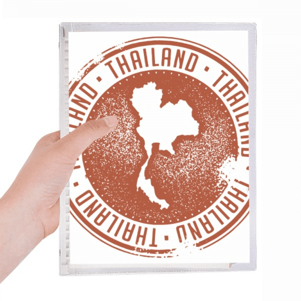 thai culture i love thailand map notebook loose diary refillable ...