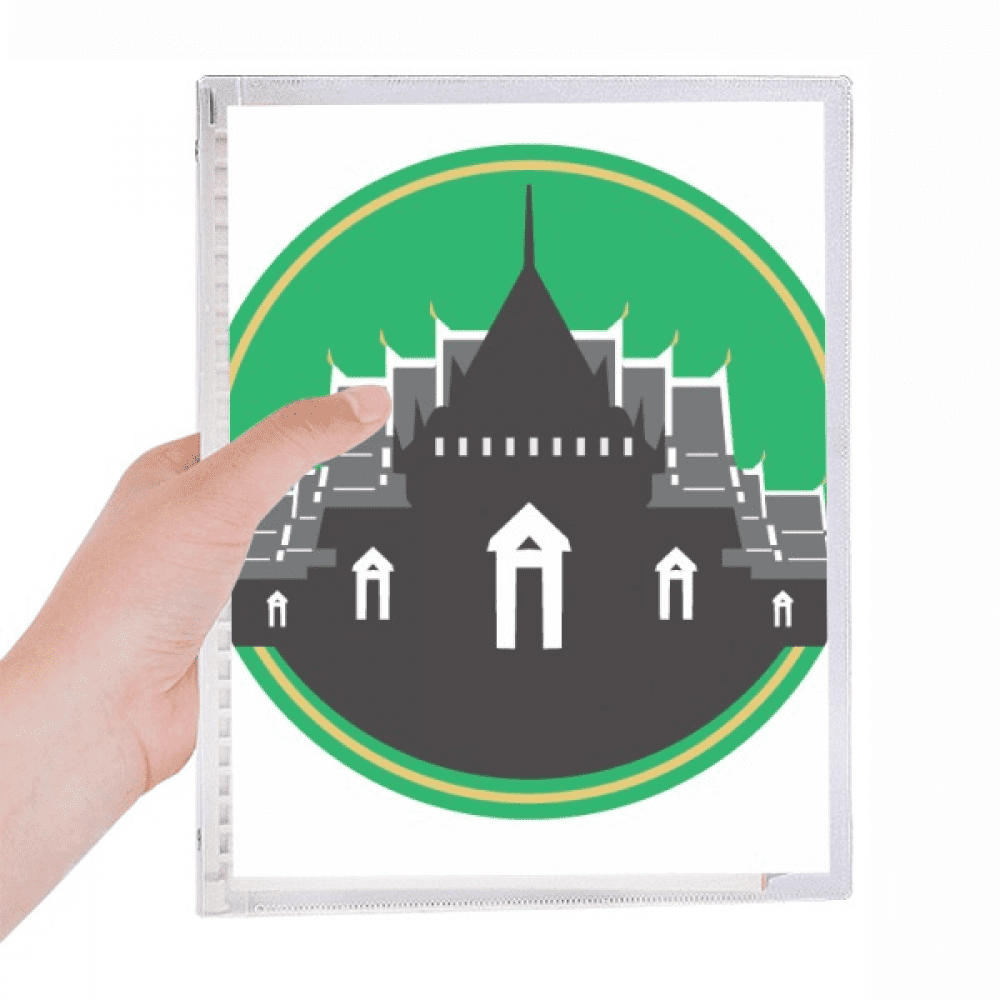 thailand thailand temple shield notebook loose diary refillable journal ...