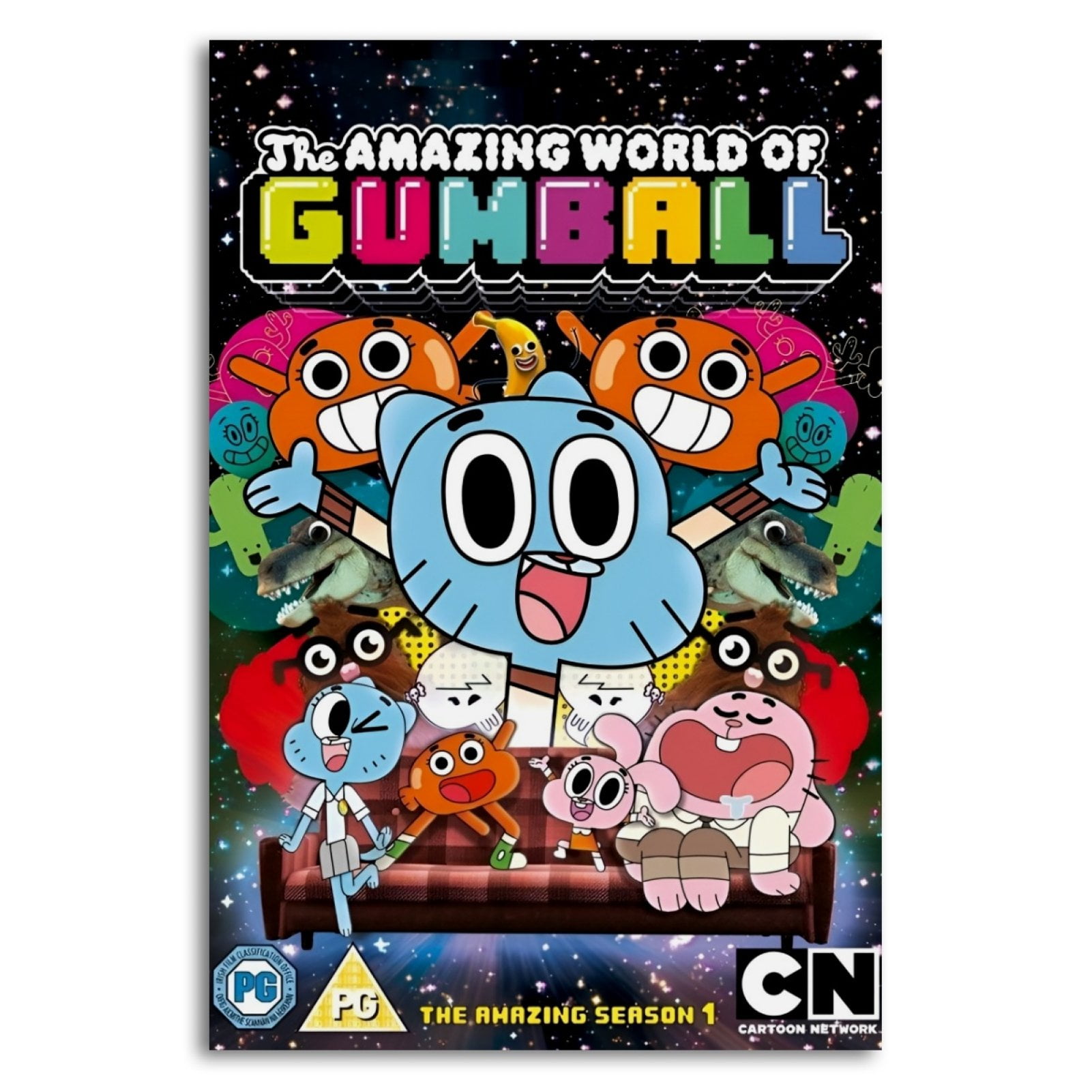 the Amazing World of Gumball Frameless Poster Wall Art Print Poster 24× ...