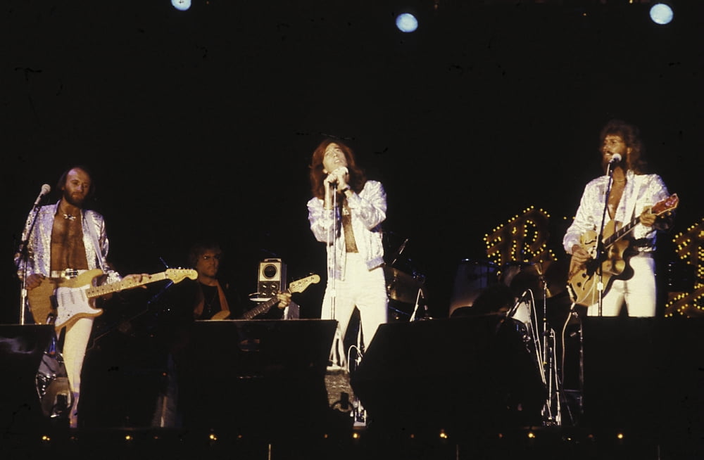 the Bee Gees on stage Photo Print (10 x 8) - Walmart.com