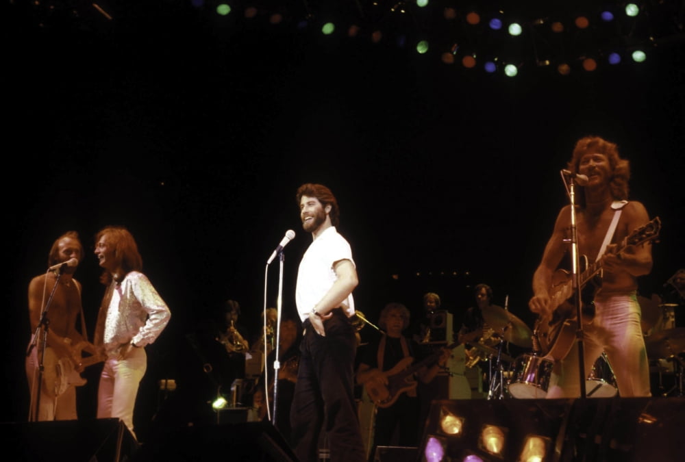 the Bee Gees on stage Photo Print (10 x 8) - Walmart.com