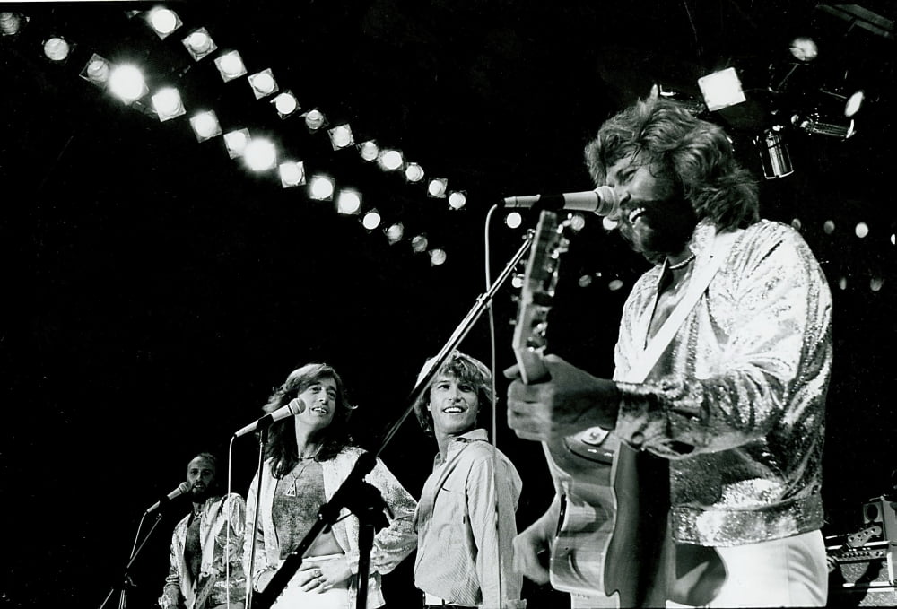 the Bee Gees on stage Photo Print (10 x 8) - Walmart.com