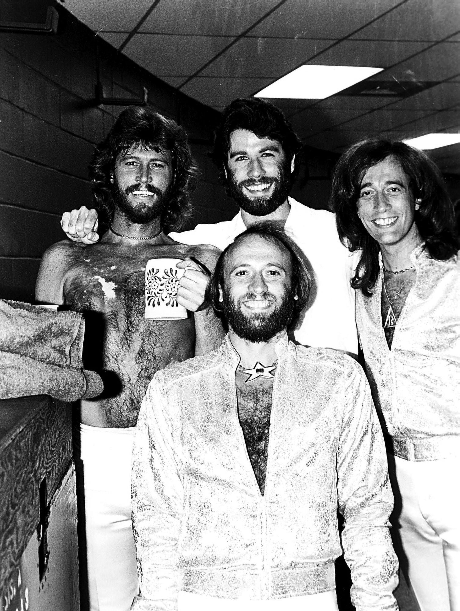 the Bee Gees with John Travolta Photo Print (24 x 30) - Walmart.com