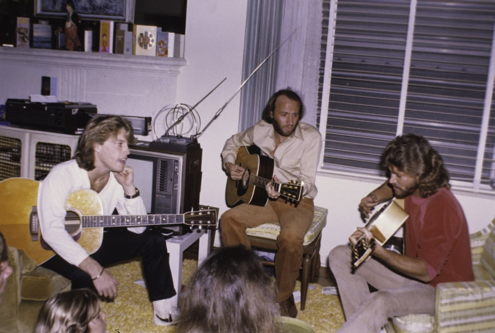 the Bee Gees with brother Andy Gibb Photo Print (10 x 8) - Walmart.com