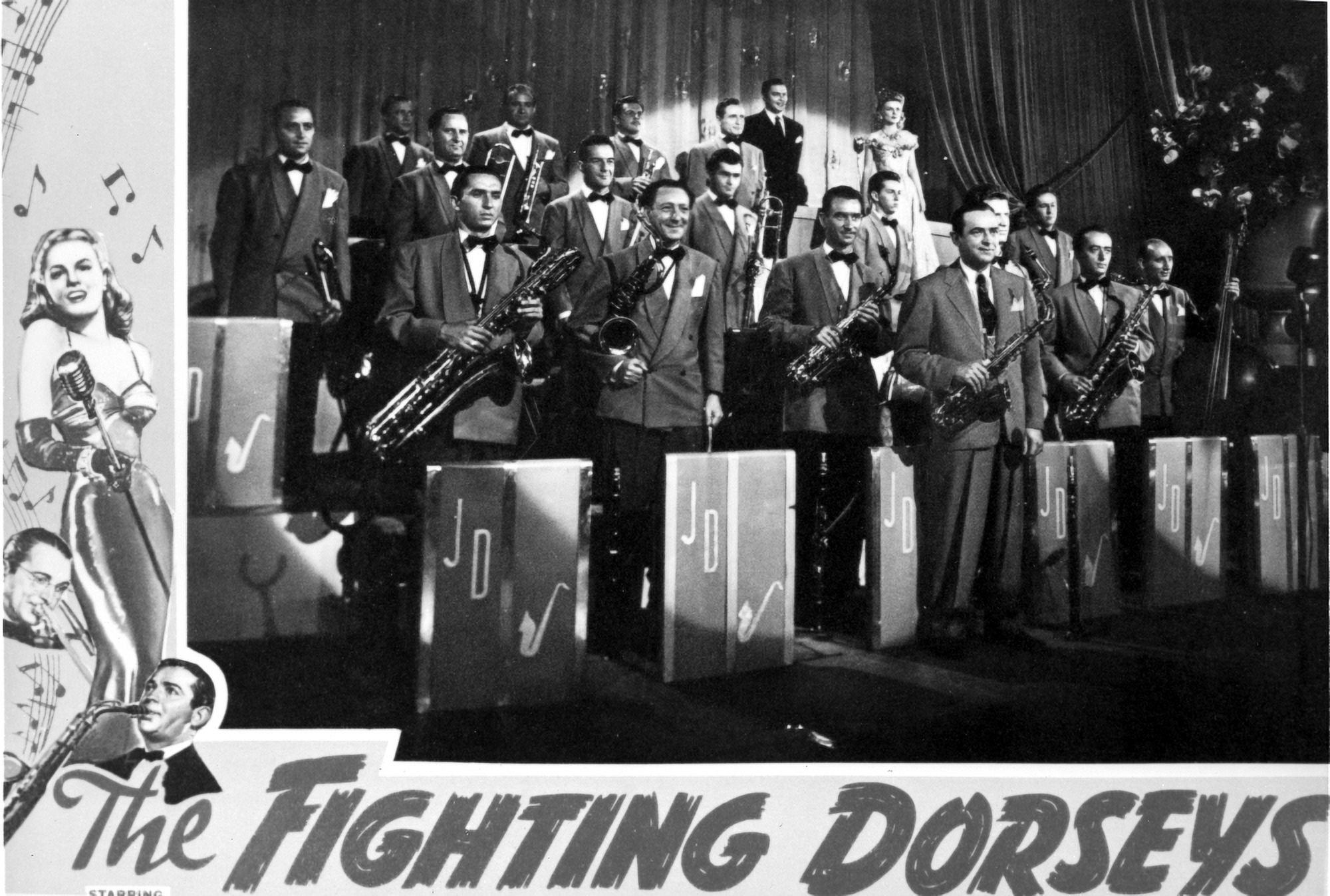 the Dorsey Brothers on stage with an orchestra Photo Print (24 x 30 ...