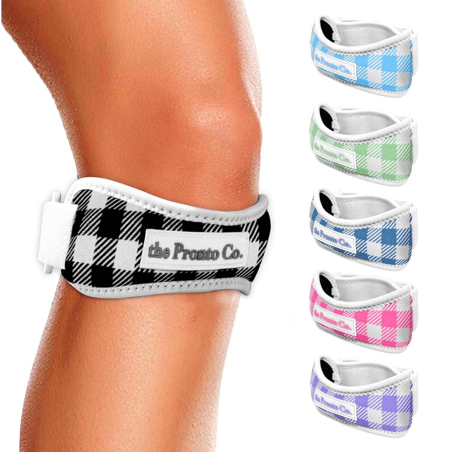 the Pronto Co. Patellar Tendon Knee Straps, Knee Pain Relief Support Braces, Pack of 2 ...