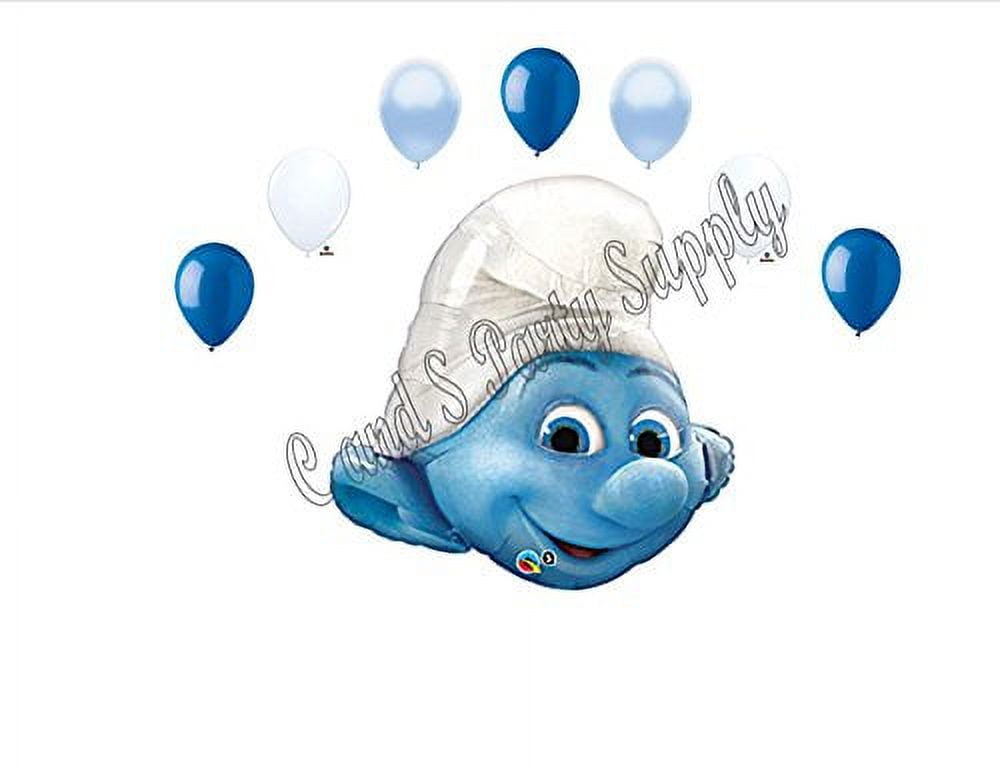 the Smurfs Clumsy Movie Birthday Party Balloons Decorations Supplies 8 ...