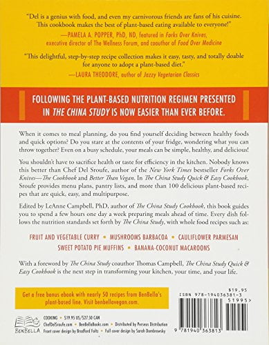 Pre-Owned The China Study Quick & Easy Cookbook: Cook Once, Eat All ...