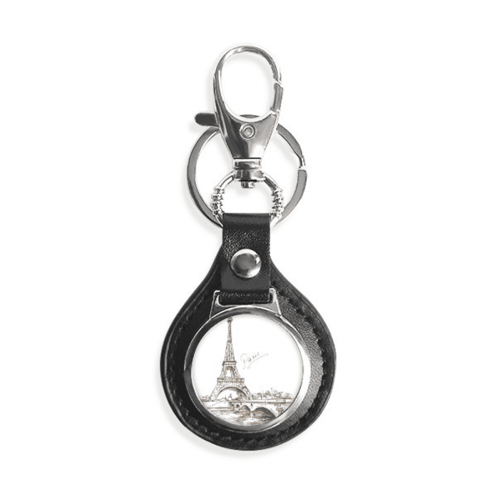 the eiffel tower paris france key link chain keyholder finder hook ...