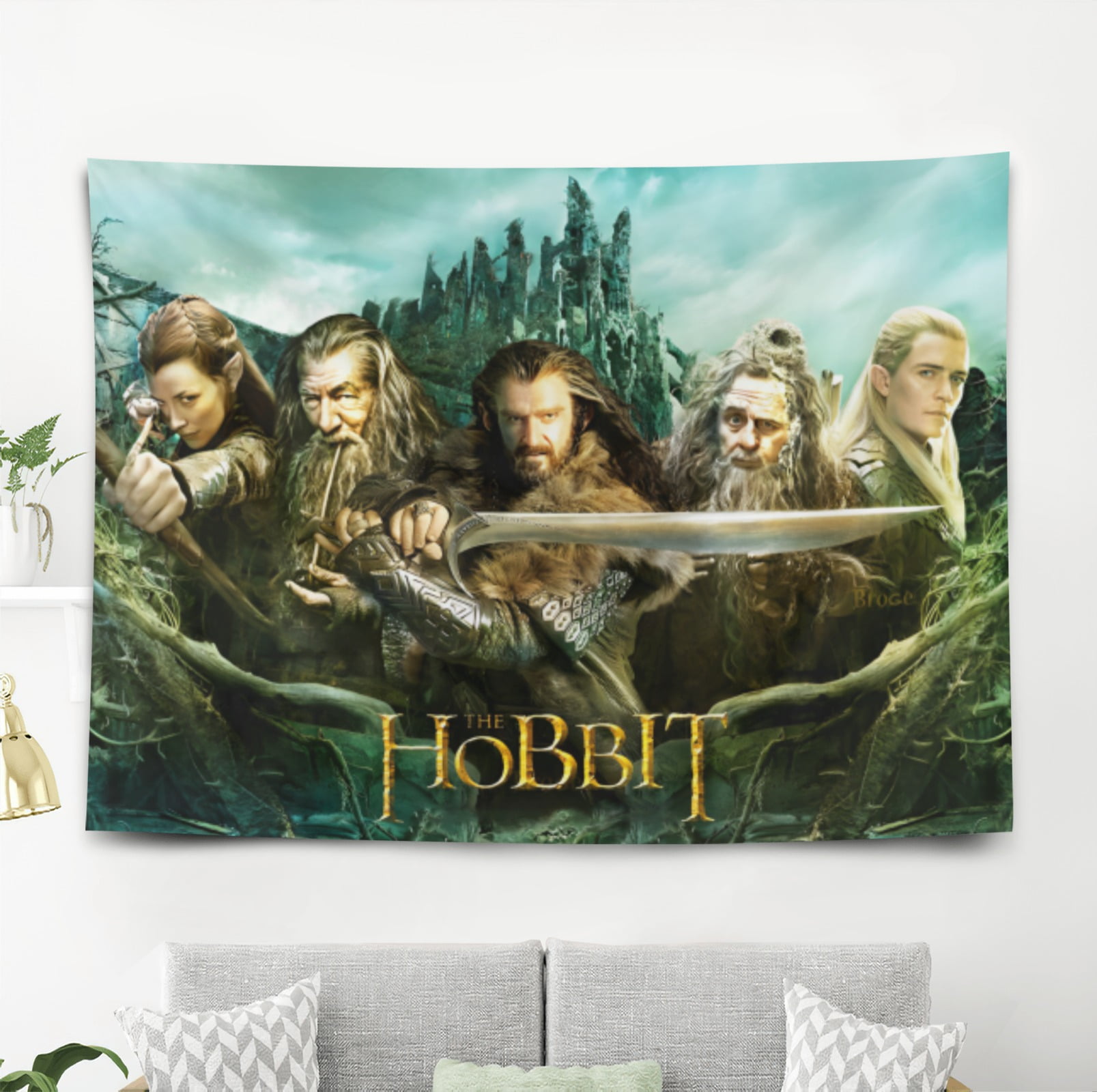 the hobbit Tapestry Gift Wall Hanging Backdrop for Room Bedroom Girls ...