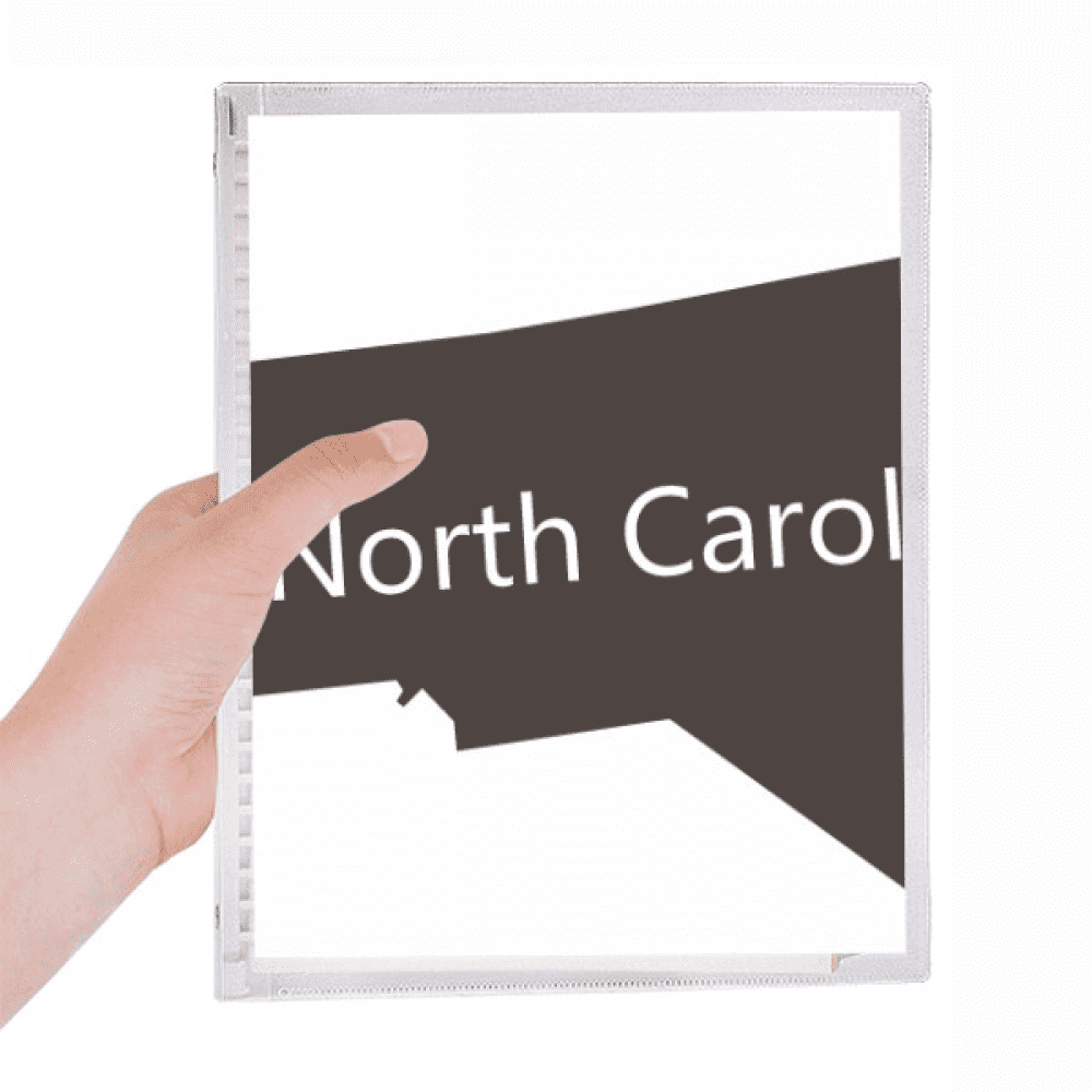 the united states north map outline notebook loose diary refillable ...