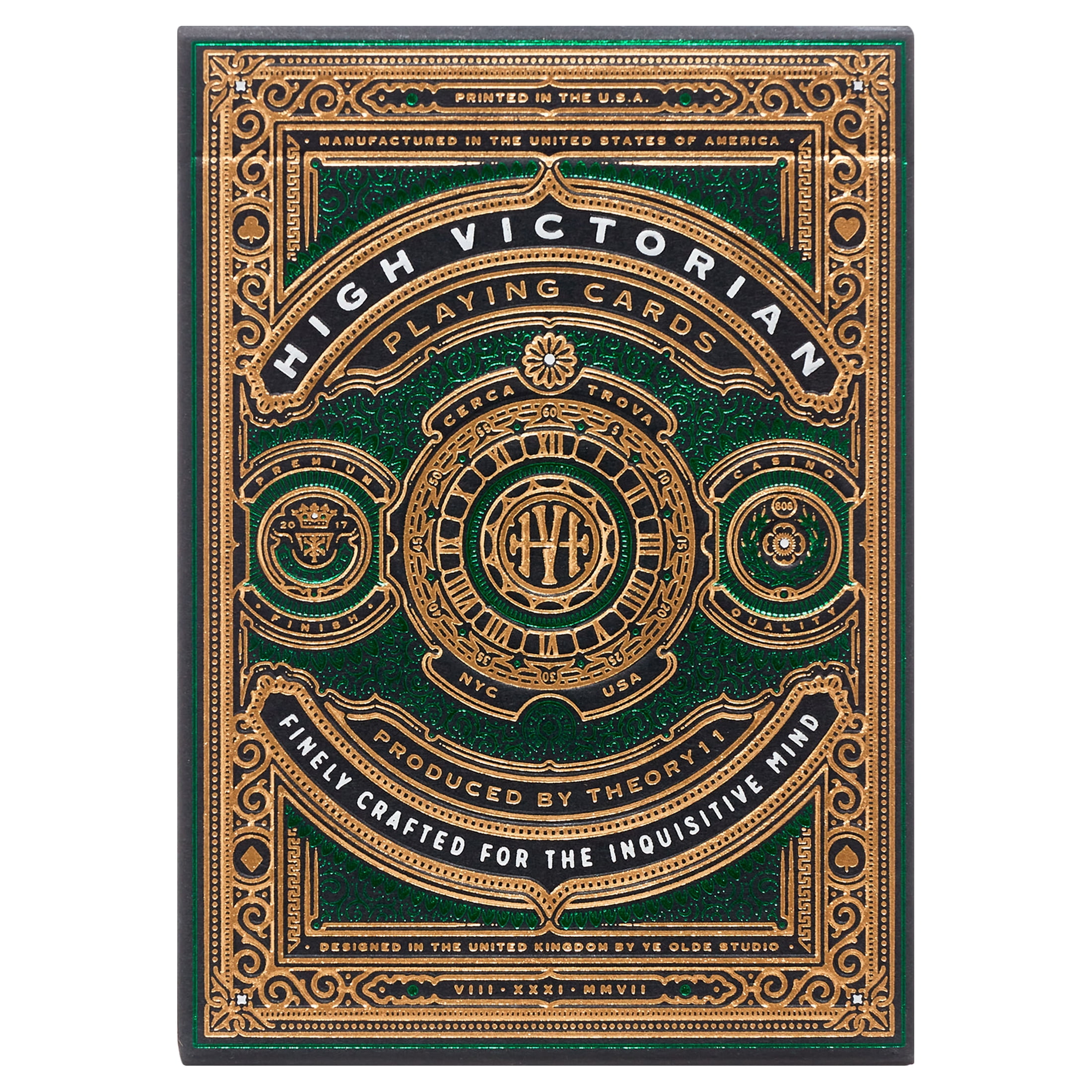 theory11 High Victorian Playing Cards (Green) - Walmart.com