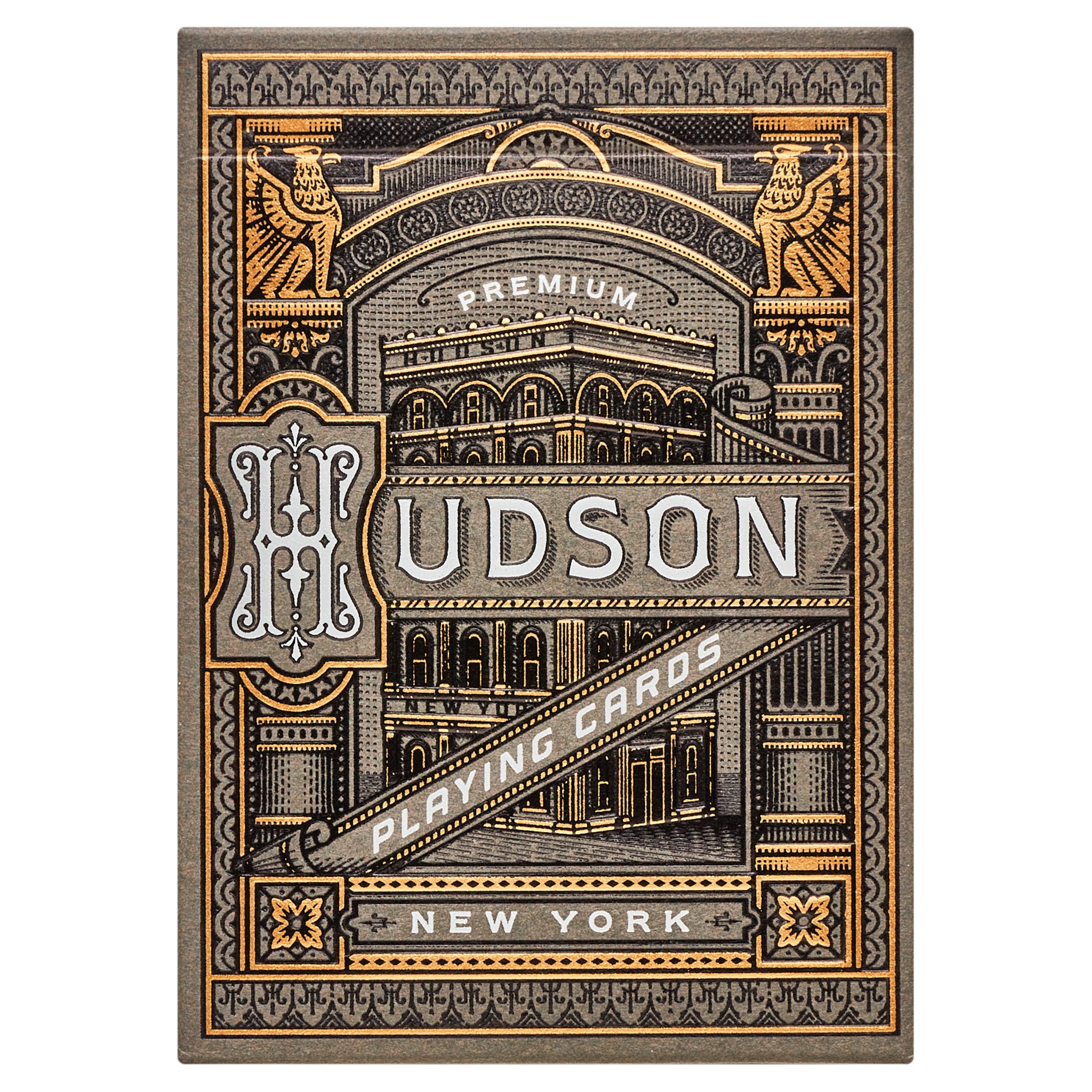 theory11 Hudson Themed Playing Cards (Black) - Walmart.com