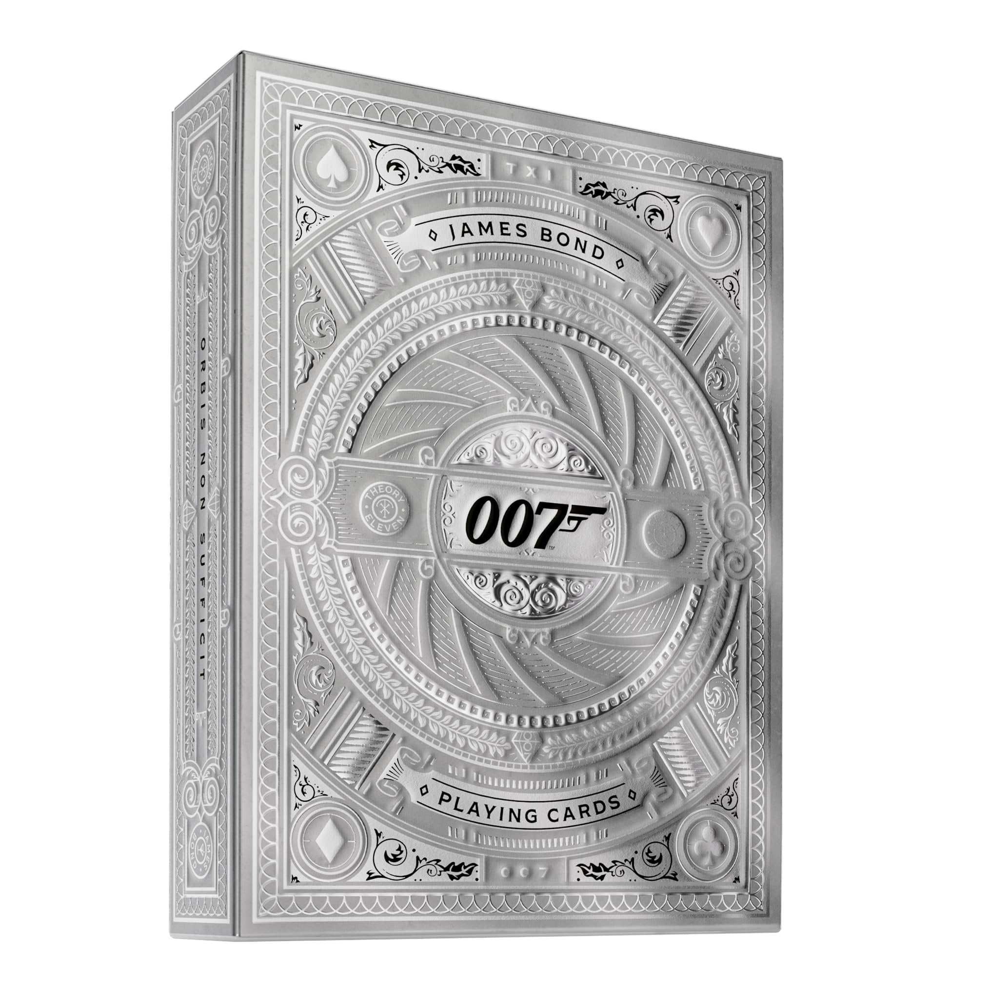 theory11 James Bond Silver Edition Playing Cards, Premium 007 Poker ...