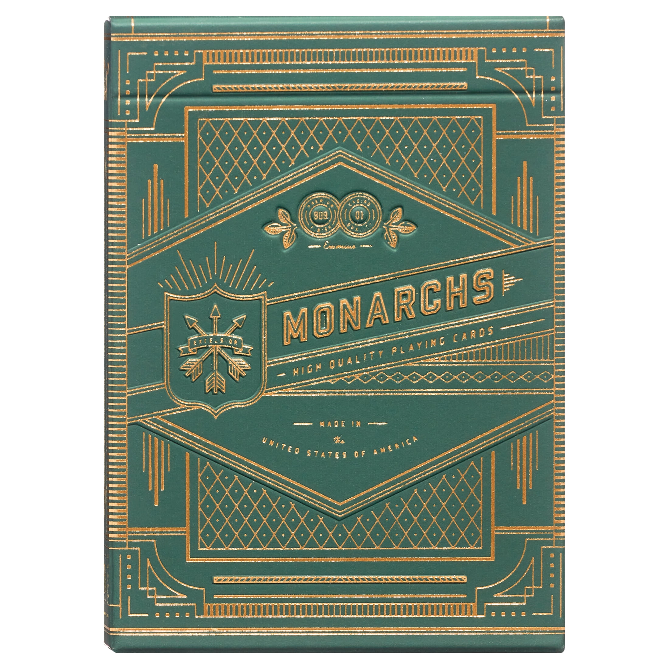 theory11 Monarchs Playing Cards (Green) - Walmart.com