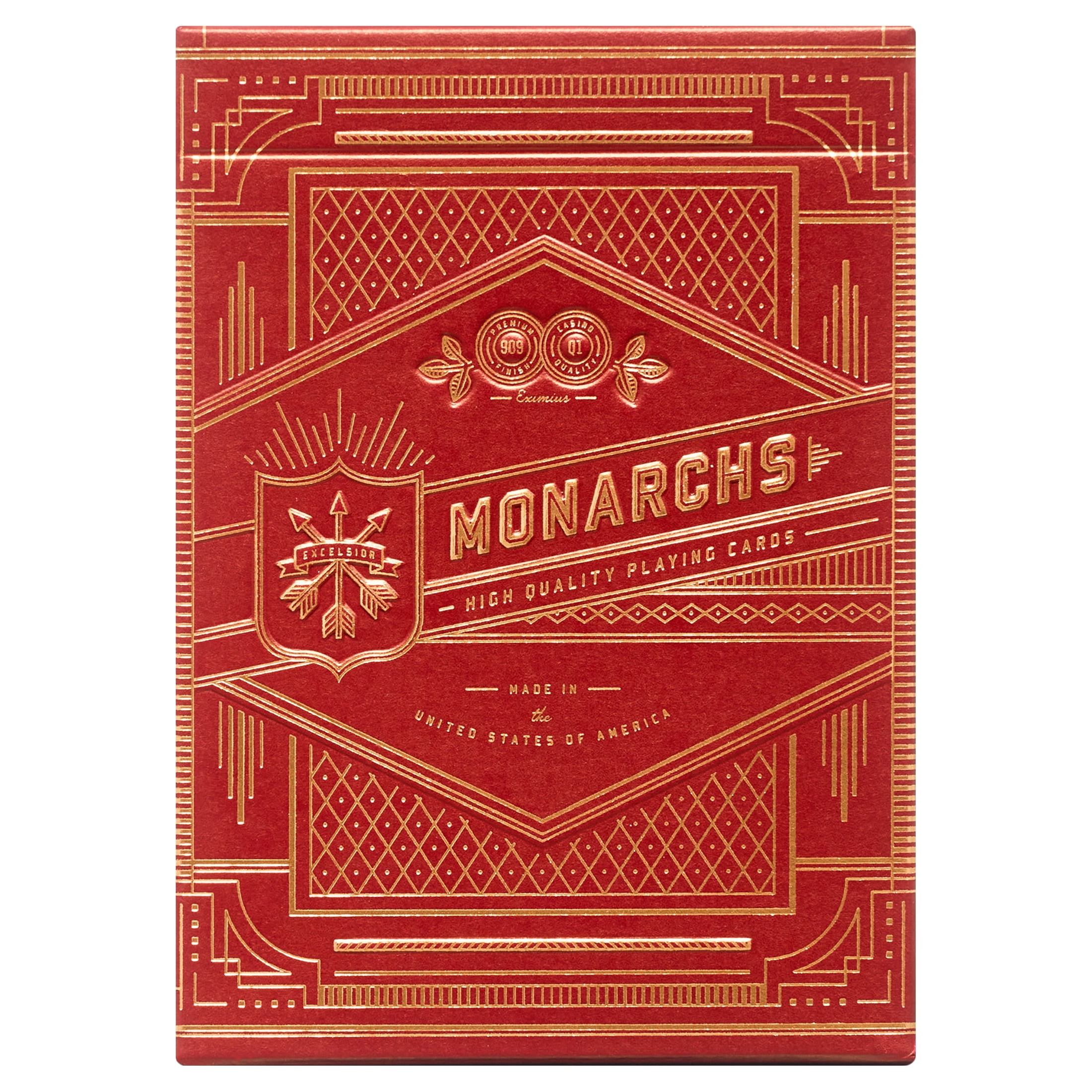 theory11 Monarchs Playing Cards (Red) - Walmart.com