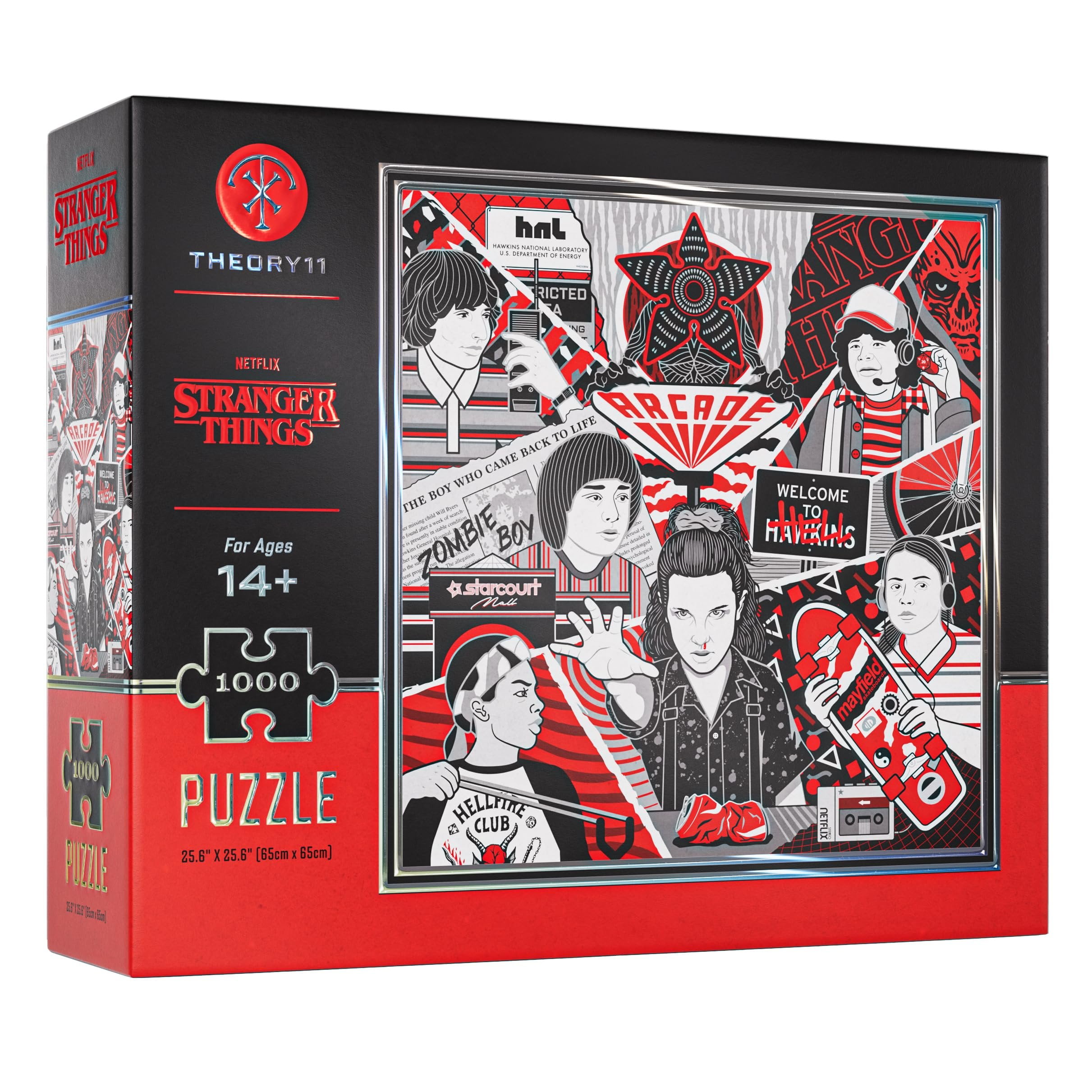 theory11 Stranger Things Jigsaw Puzzle - Officially Licensed 1,000 Piece Intermediate Puzzle for ...
