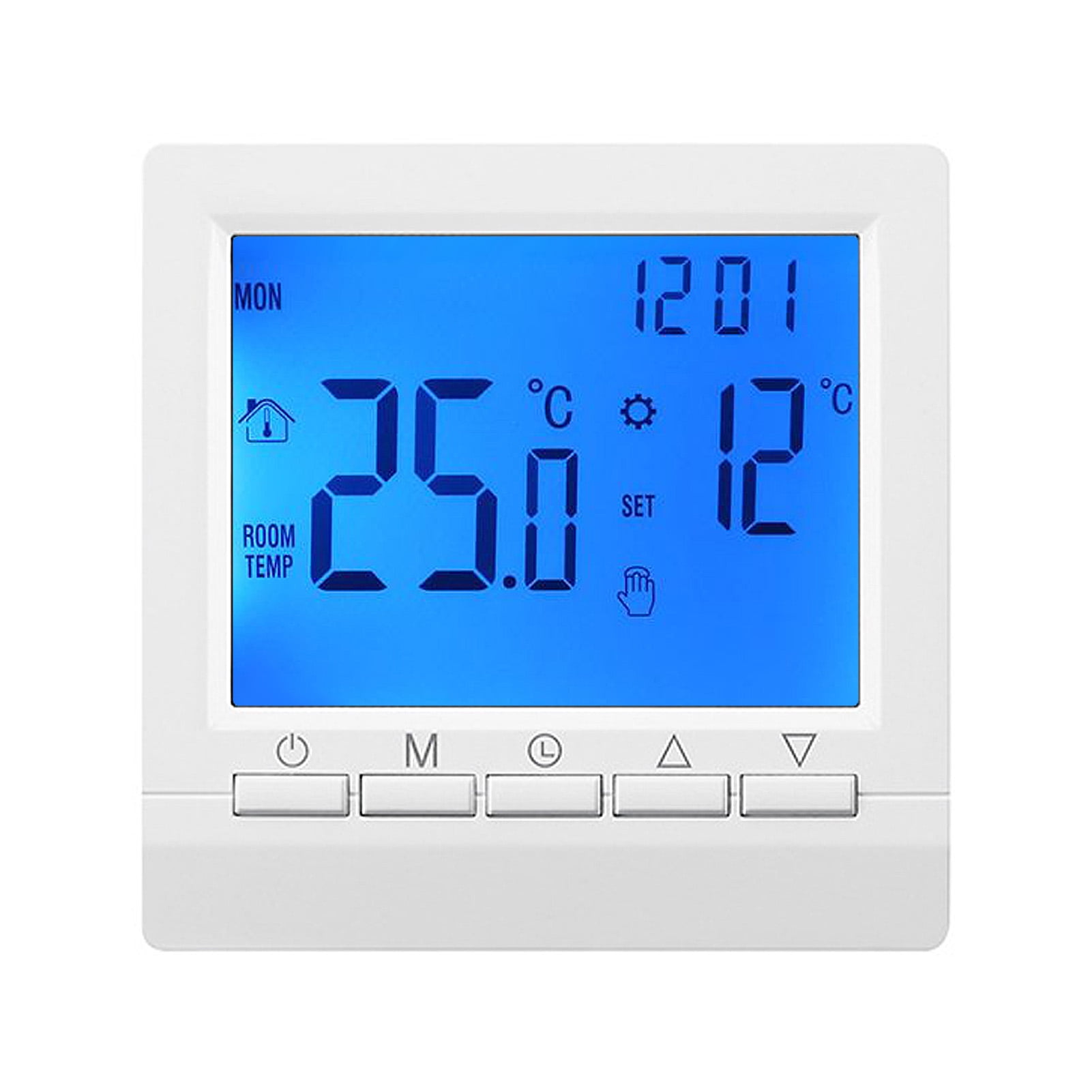 thermostat,Mounted 5 2 Wired Boiler With Screen Button And Low ...