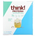 think! High Protein + 150 Calorie Bars, Cupcake Batter, 1.41 oz, 10 ...