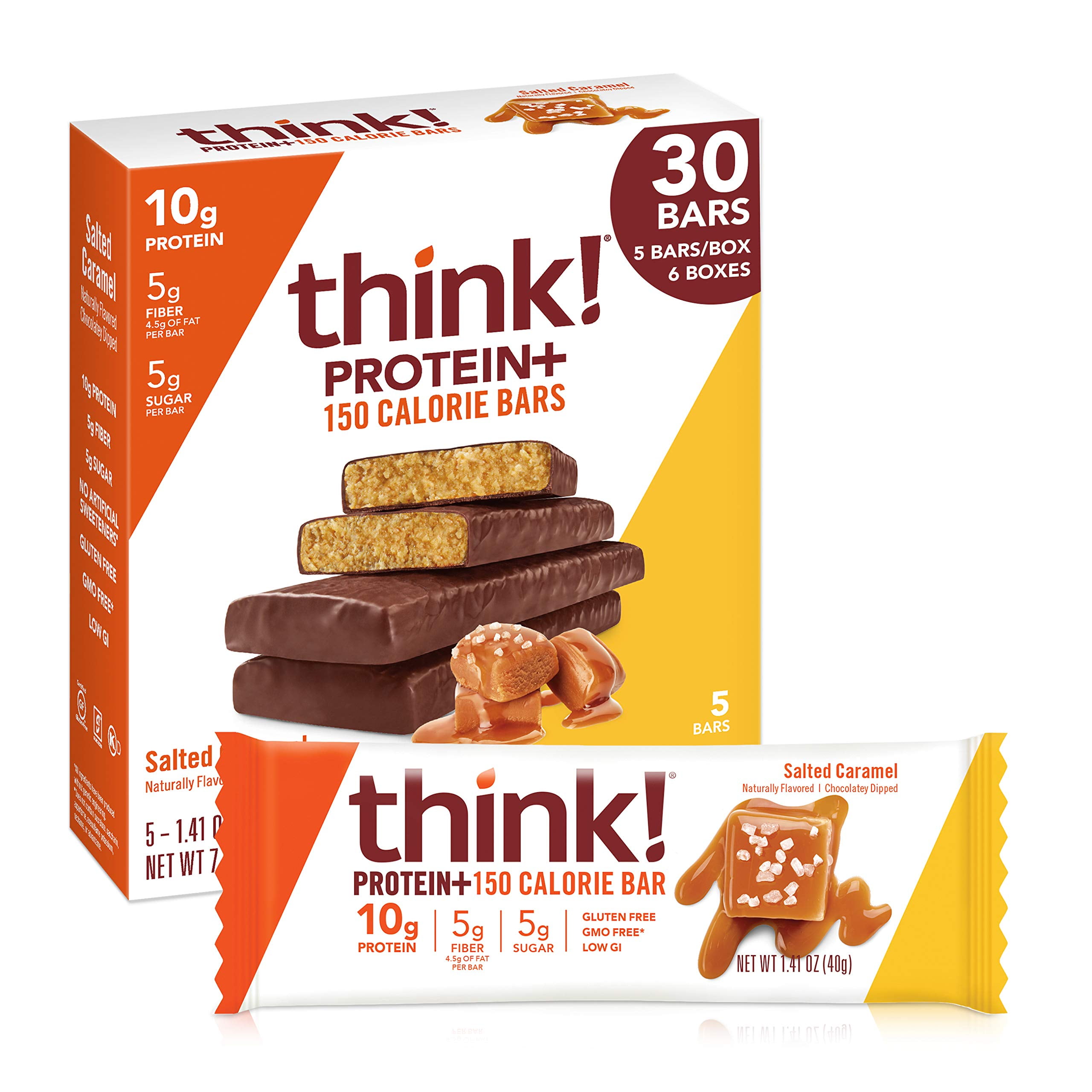 think! Protein Bars with MMF7 Chicory Root for Fiber, Digestive Support ...