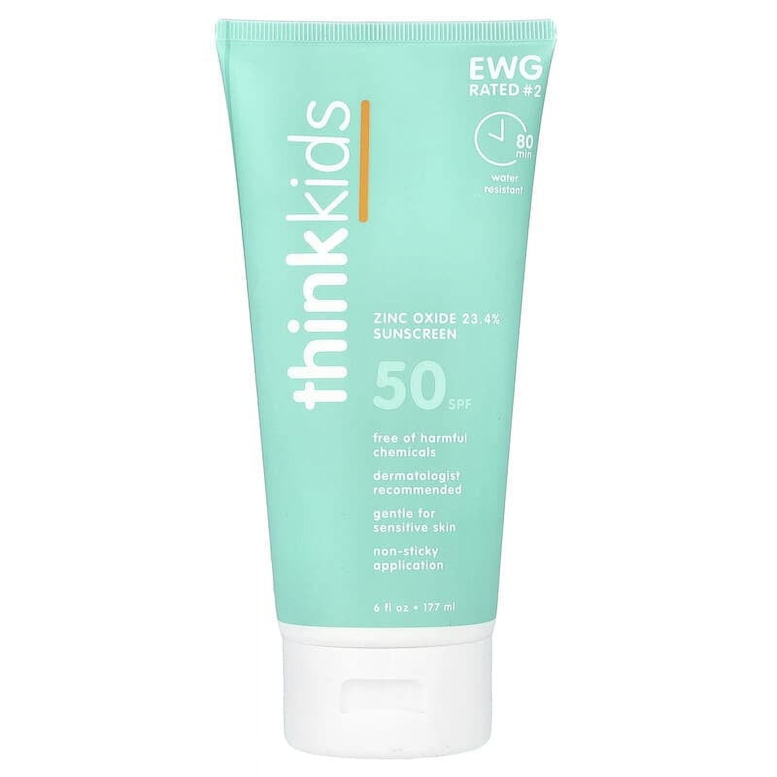 think, Thinkids, Zinc Oxide Sunscreen, SPF 50, 6 fl oz - Walmart.com